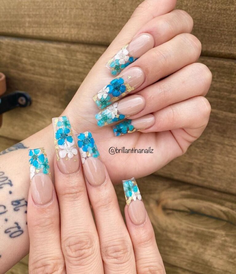 20 Blue Nail Ideas to Amp Up Your Style: Edgy and Vibrant - 160grams