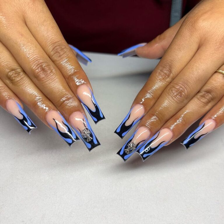 20 Blue Nail Ideas to Amp Up Your Style: Edgy and Vibrant - 160grams