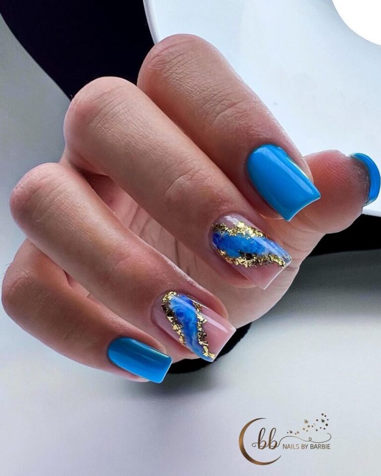 20 Blue Nail Ideas to Amp Up Your Style: Edgy and Vibrant - 160grams