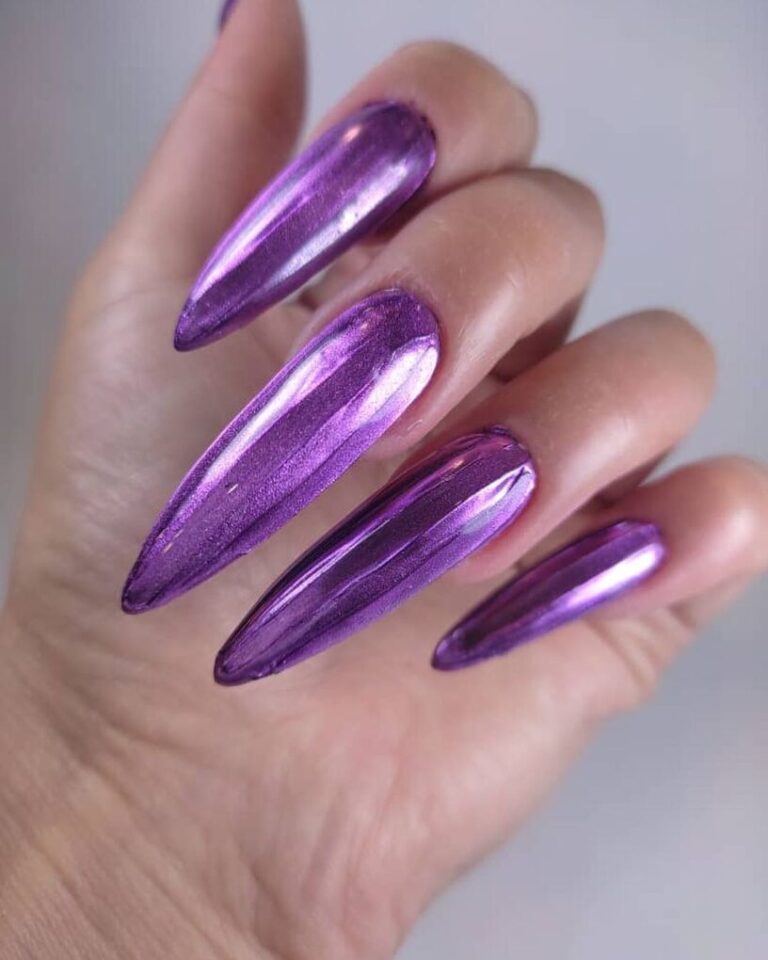 20 Elegant Purple Nails for Winter Evenings: Midnight Majesty - 160grams