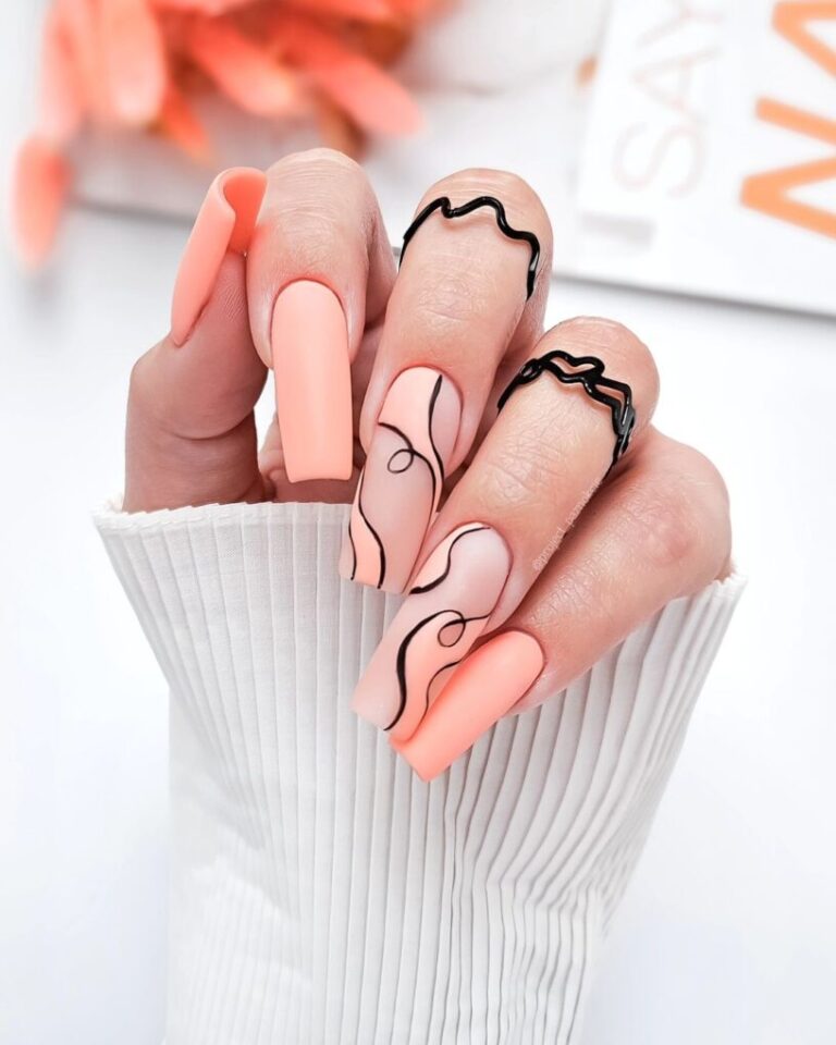 21 Peachy Nail Ideas You'll Love to Flaunt: A Slice of Style - 160grams