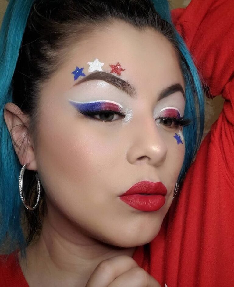 25 Festive Makeup Looks for the 4th of July: Patriotic Glam - 160grams
