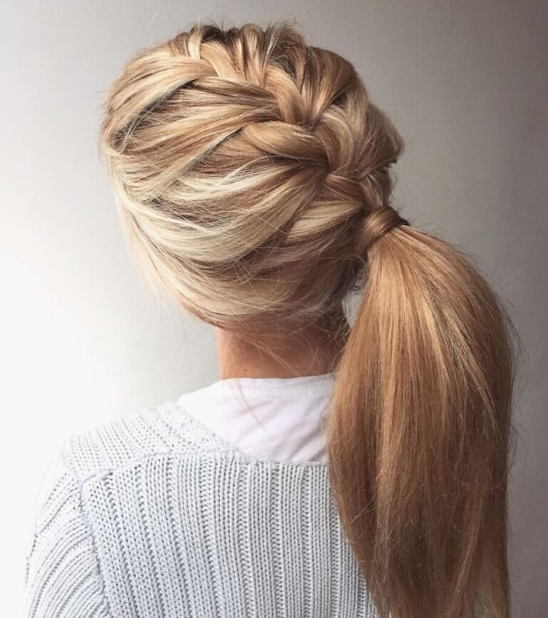 34 Gorgeous French Braid Ponytail Styles for Every Occasion: Master the ...